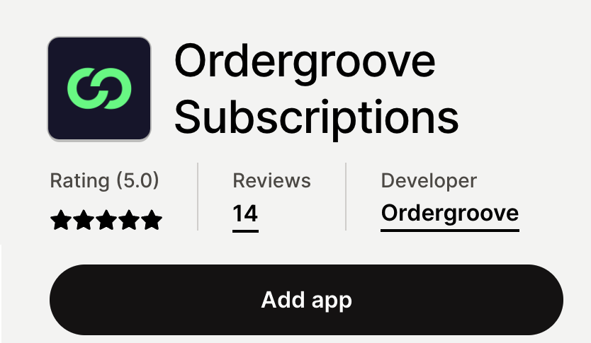 Shopify Integration Guide – Ordergroove Knowledge Center