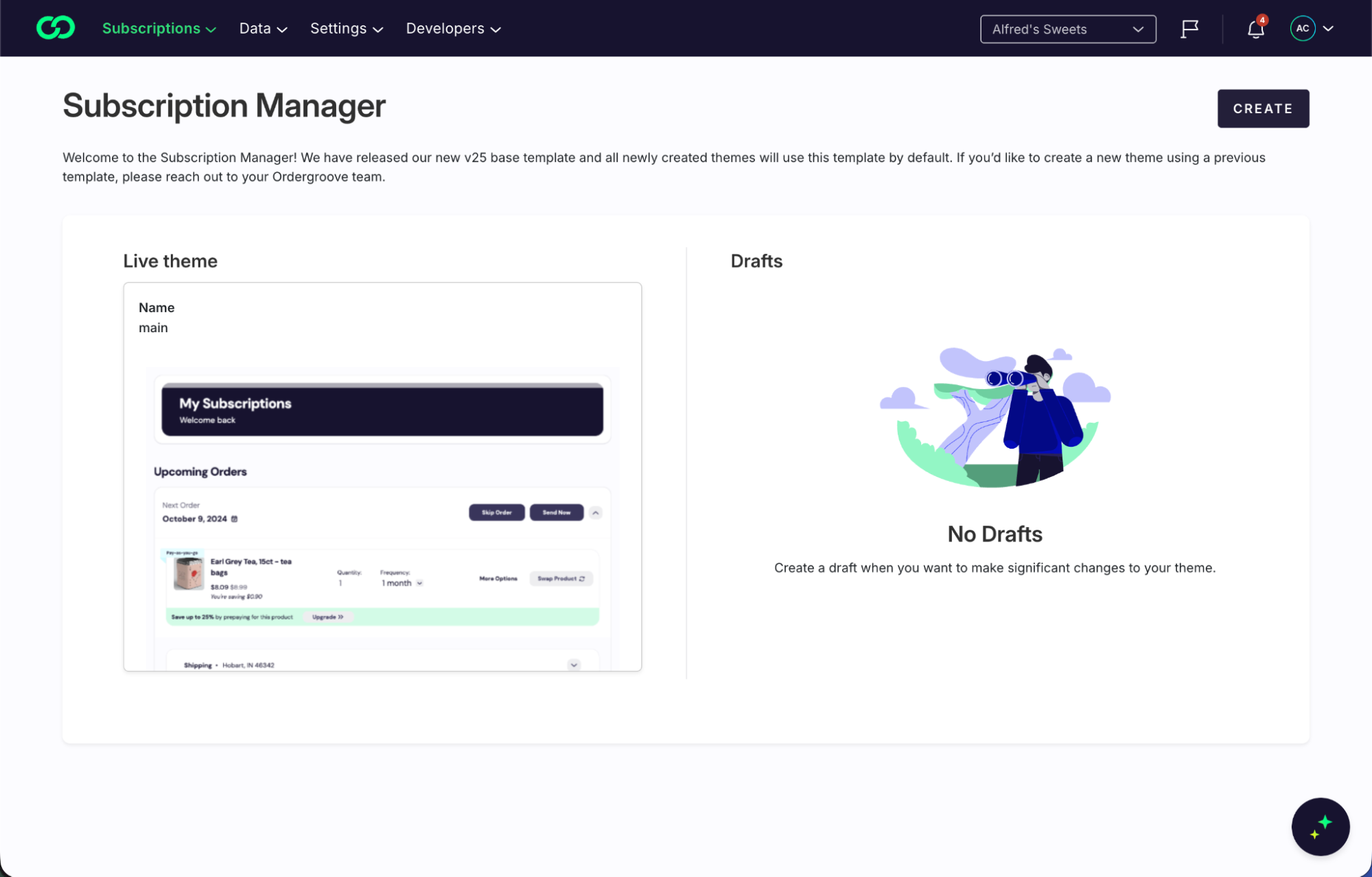 How to Customize the Subscription Manager – Ordergroove Knowledge Center