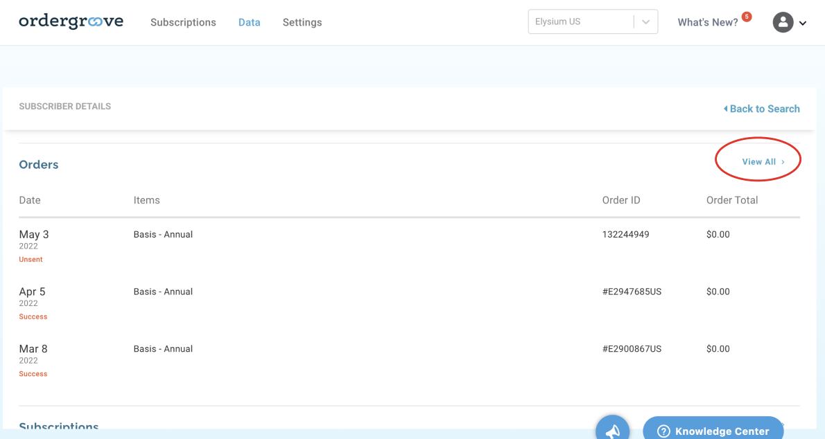 Managing Your Customer's Orders – Ordergroove Knowledge Center